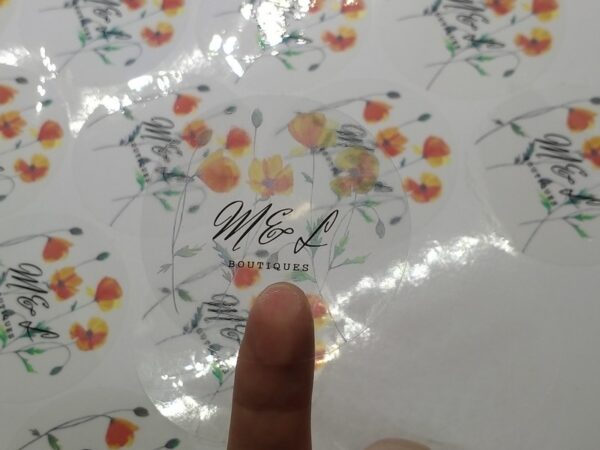 Ảnh decal trong, sticker